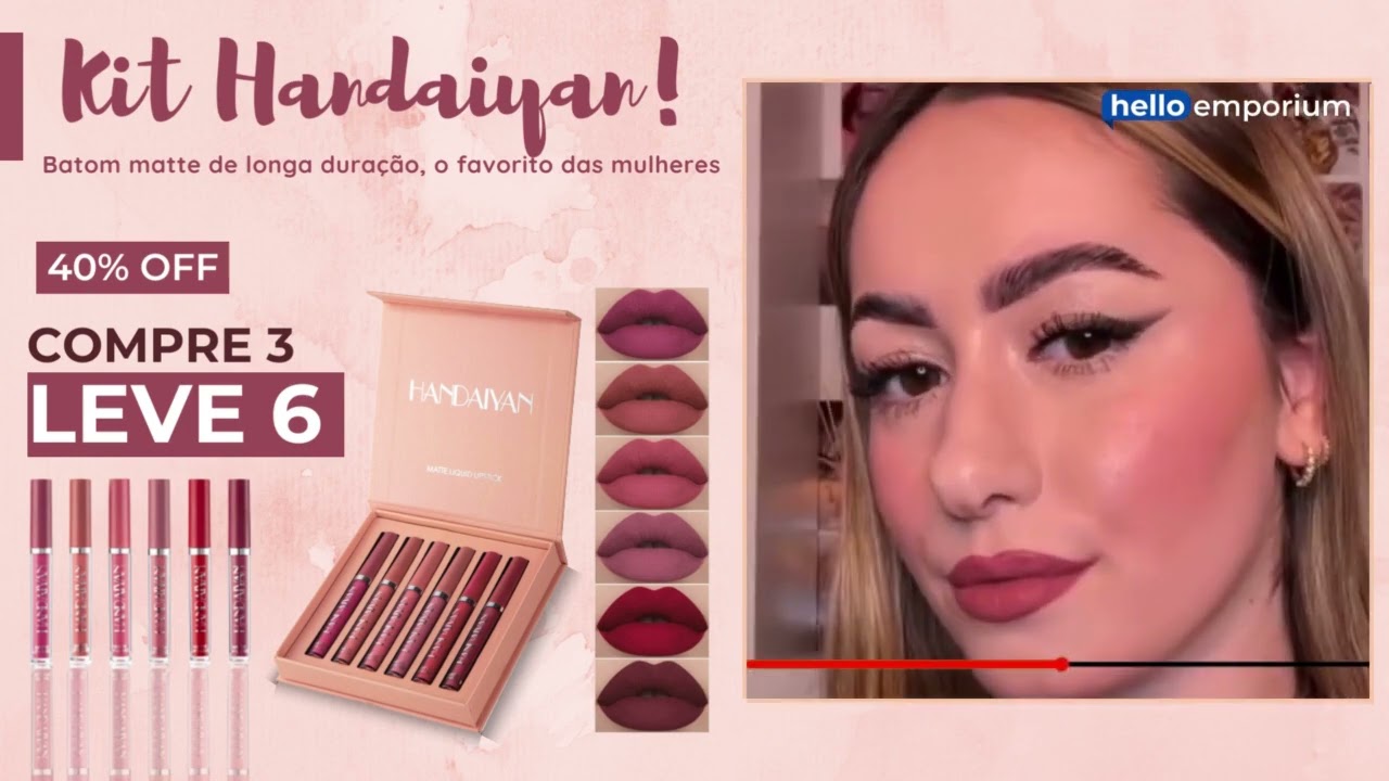 Kit Luxuoso Handaiyan - Compre 3, Leve 6 - YouTube