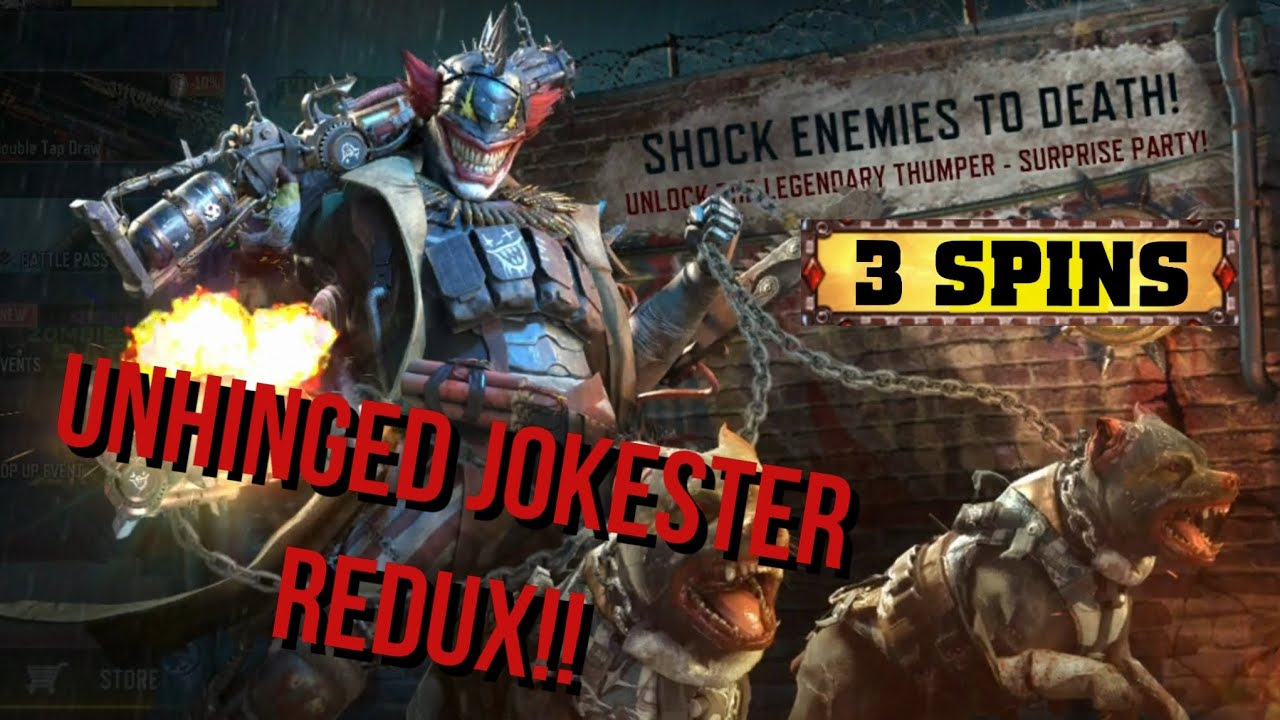 GUNZO IS BACK!! UNHINGED JOKESTER REDUX with GUNZO Devil Jester ...