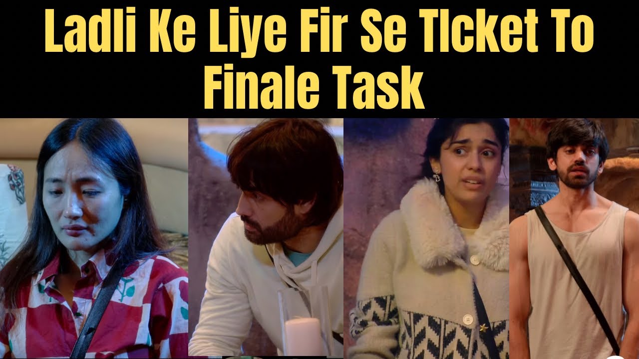 Bigg Boss 18: Ladli Ko TOP 5 Mai Laane Ke Fir Ticket To Finale Task, Chum Out.#chumveer#chum # ...