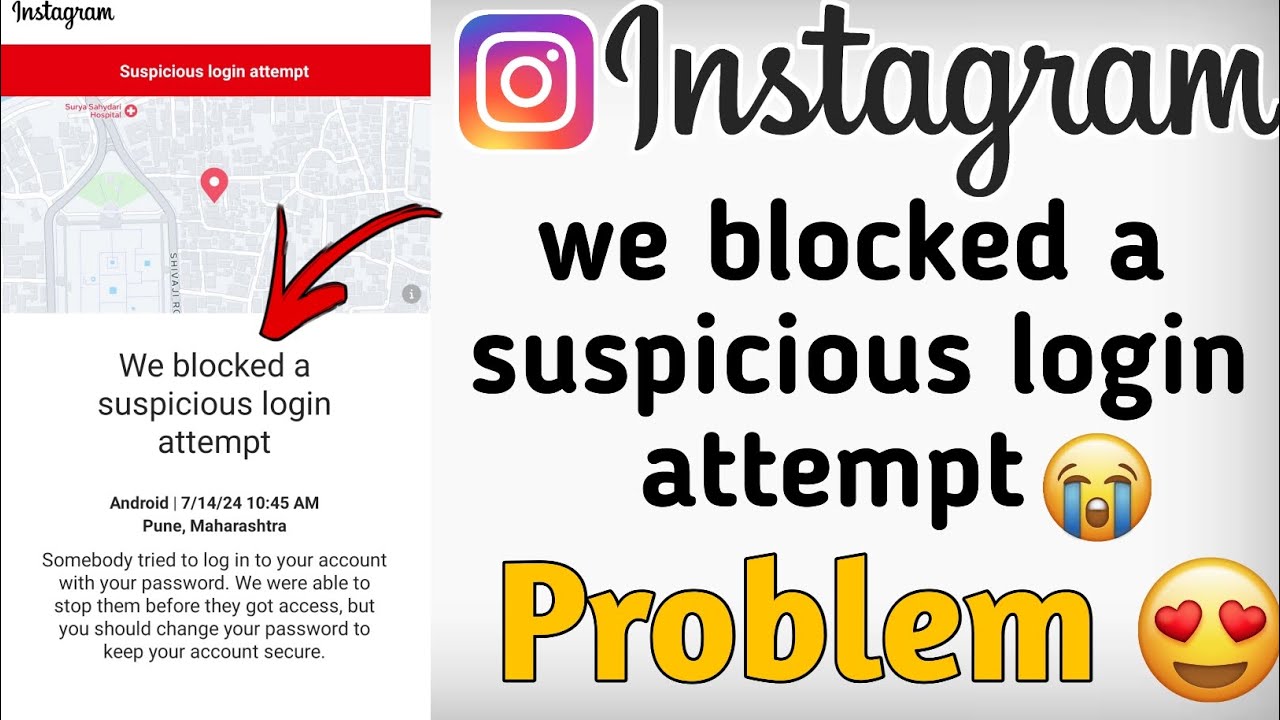we blocked a suspicious login attempt instagram / instagram we blocked ...
