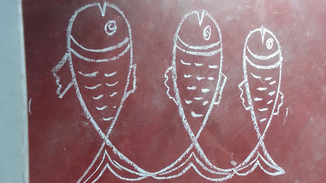 easy way to draw fish 🐟/bulk of fishes drawing tutorial 🥰 # ...