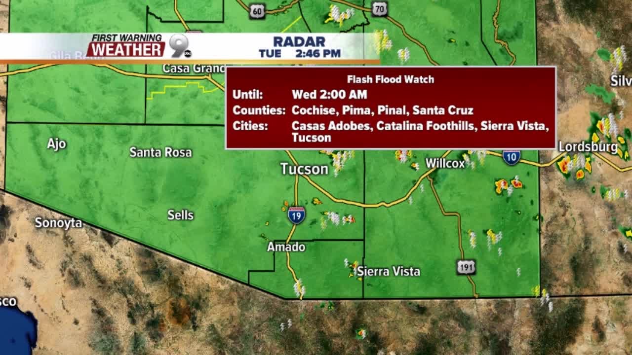 Chief Meteorologist Erin Christiansen's KGUN 9 Forecast Tuesday, July ...