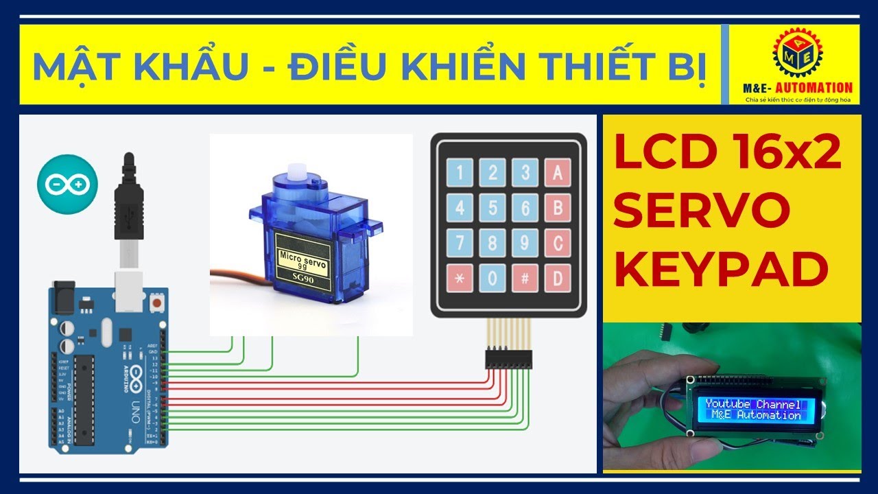 🔴 Arduino #9 | Điều khiển Thiết Bị Bằng Mật Khẩu Sử Dụng Bàn Phím Ma ...