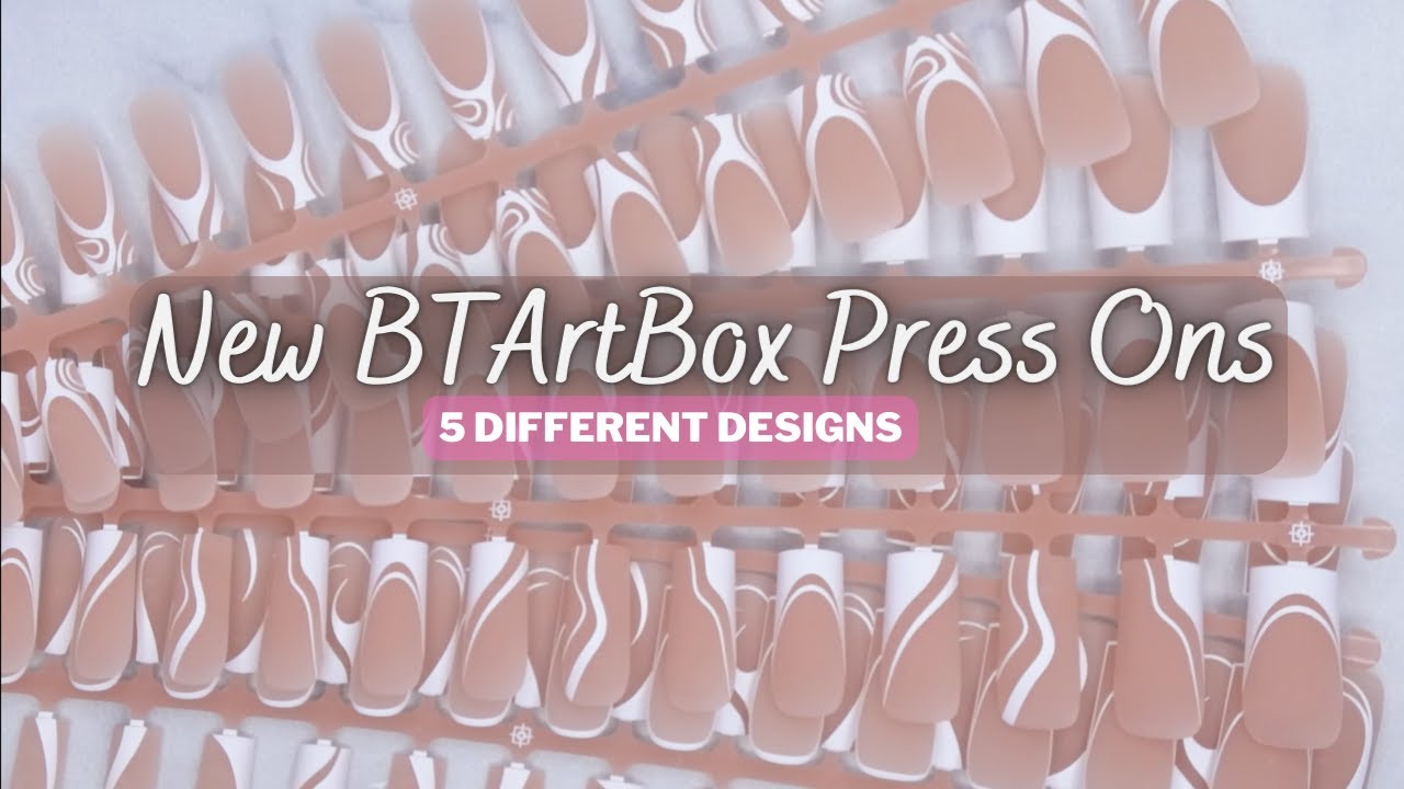 *NEW* BTArtBox Press On Nails | Pre-Designed 3n1 Soft Gel Nail Kit ...