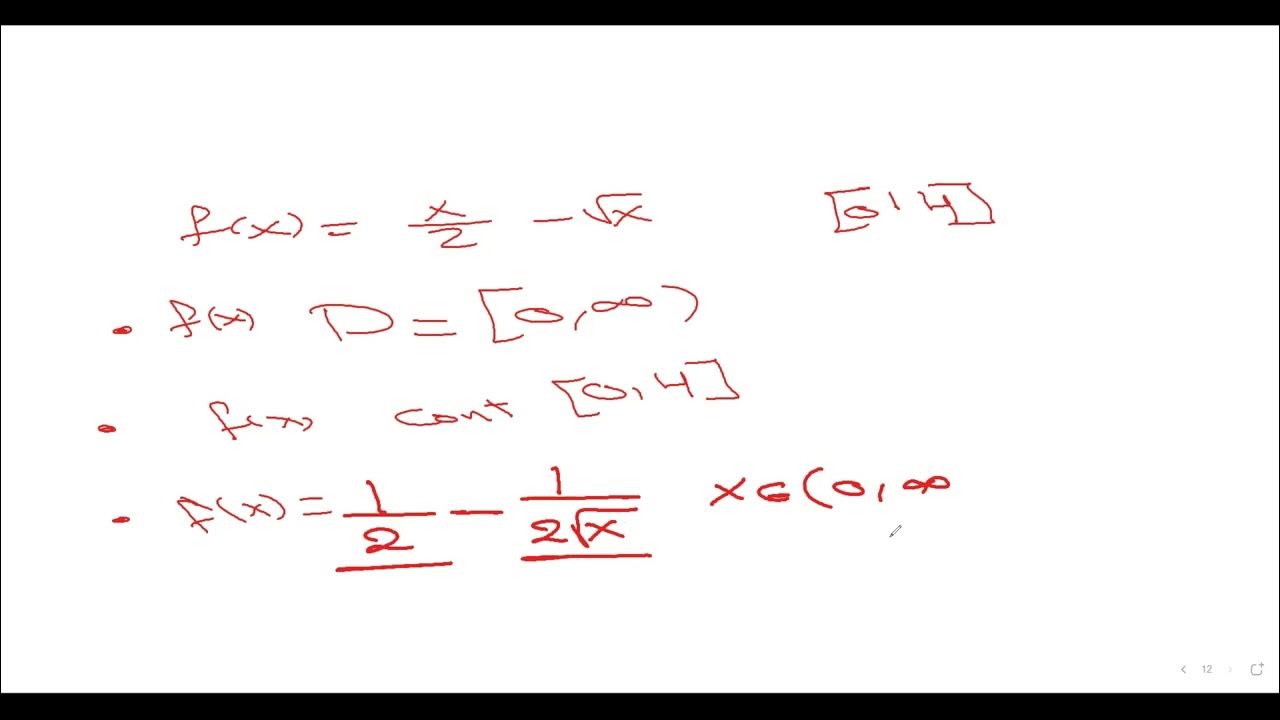 Using the Derivative to Analyze Functions - YouTube