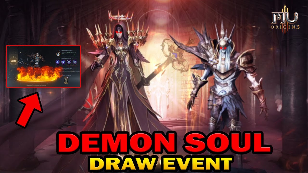 MU ORIGIN 3 ASIA - DEMON SOUL DRAW EVENT | MenchDrey - YouTube