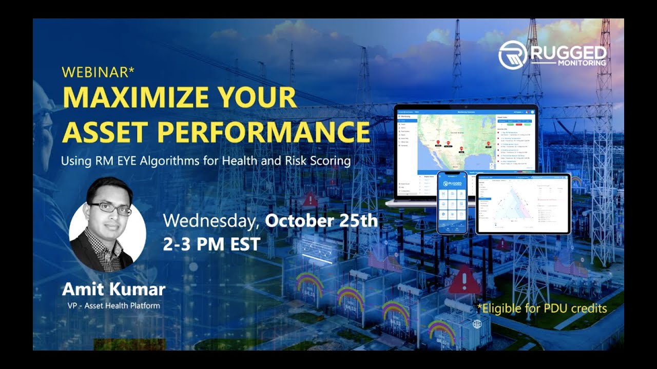 MAXIMIZE YOUR ASSET PERFORMANCE WITH RMEYE - Webinar - YouTube