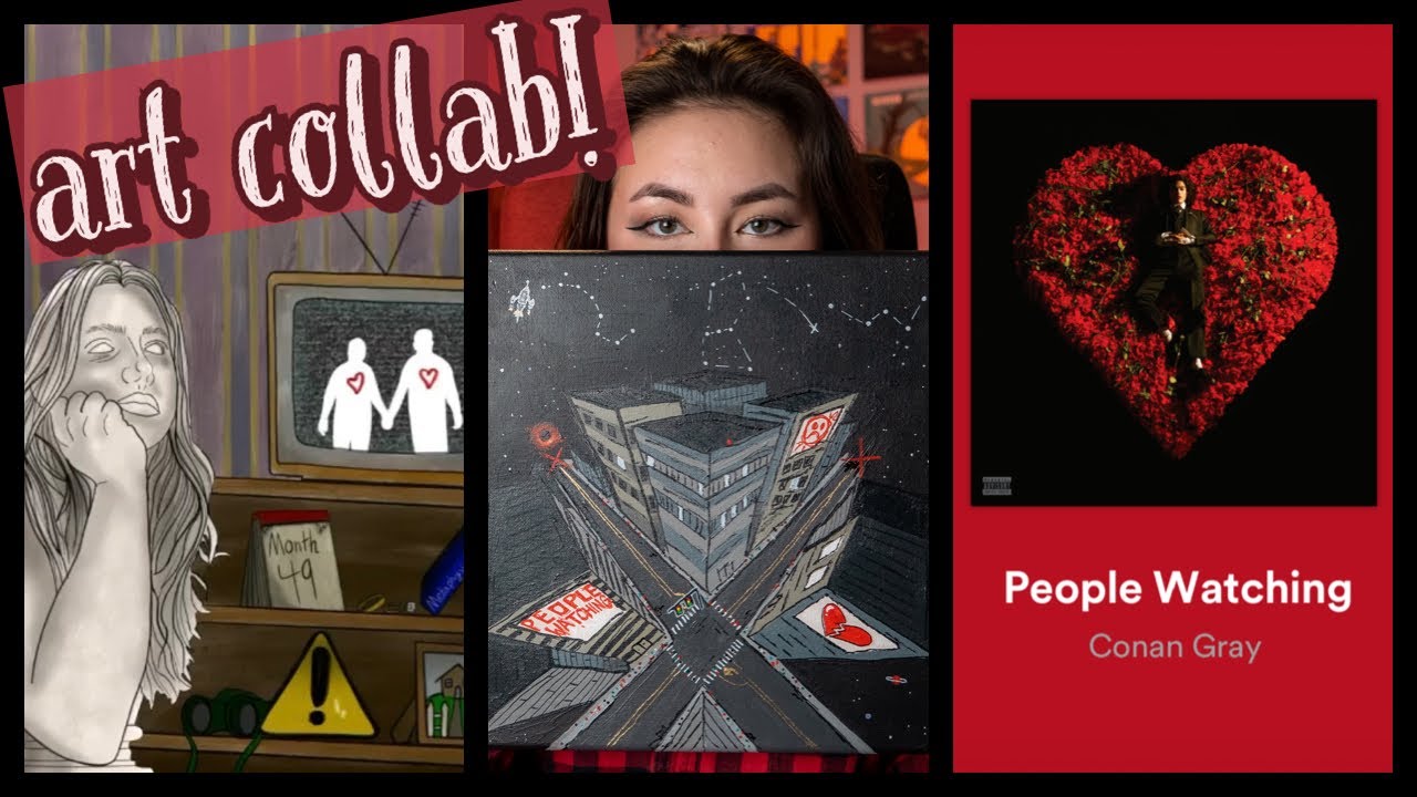 Painting Based on a Song (Art Collab!) - YouTube