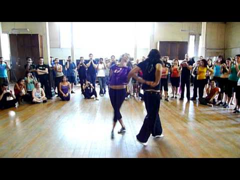 NEO ZOUK Improvisation by Mafie Zouker and Ruanita Santos - 2009 - YouTube