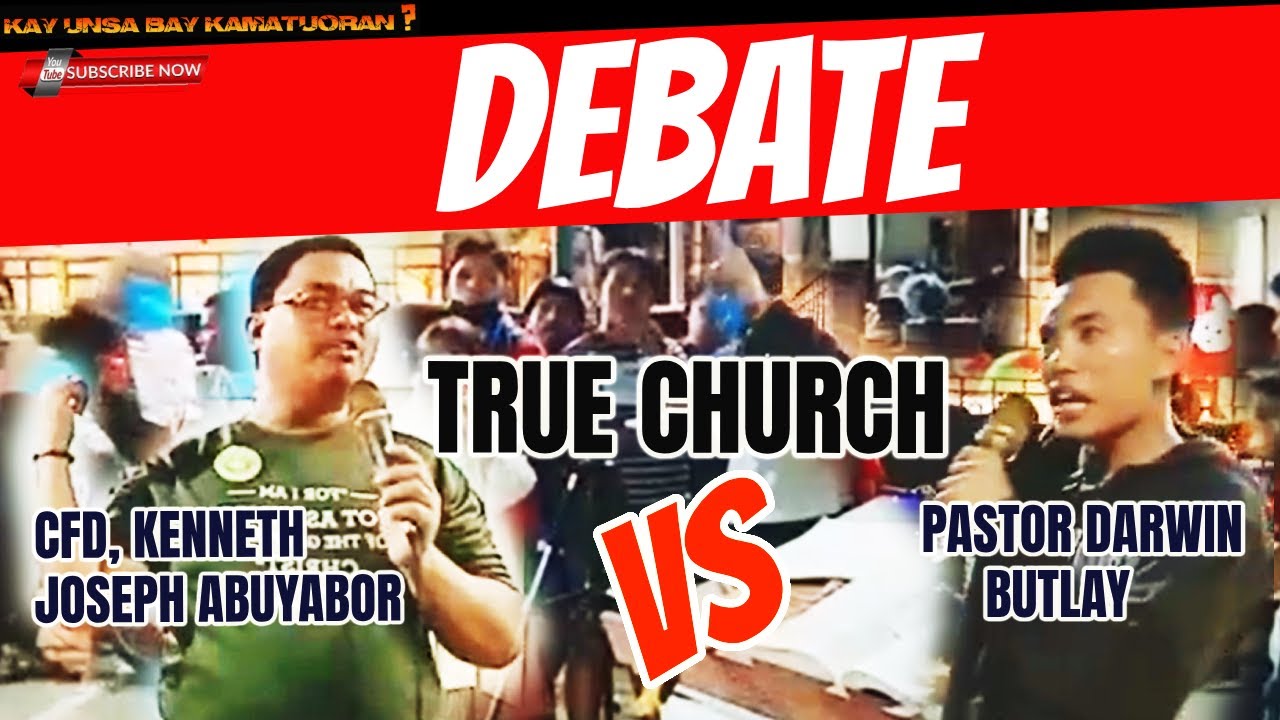 DEBATE/ ROMAN CATHOLIC VS BORN AGAIN/ BRO. KENNETH ABUYABOR VS PASTOR DARWIN BUTLAY - YouTube