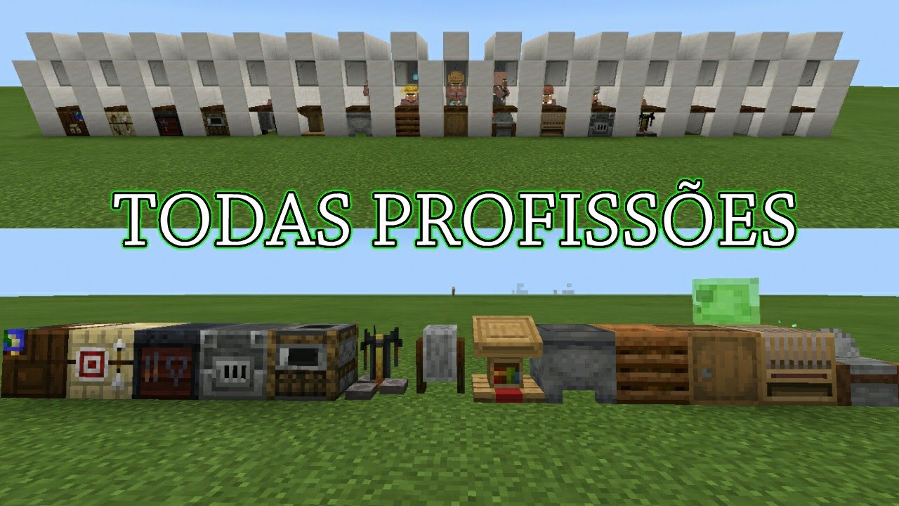 SOBRE OS ALDEÕES, FALANDO DAS PROFISSÕES DOS ALDEÕES DO MINECRAFT ...