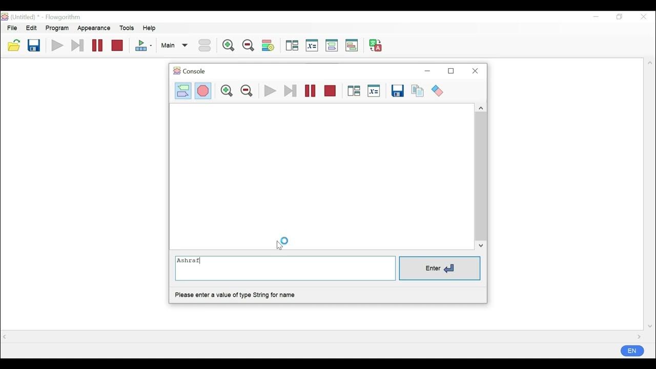 (In Arabic) Flowgorithm 1.2 Read input from the user - YouTube