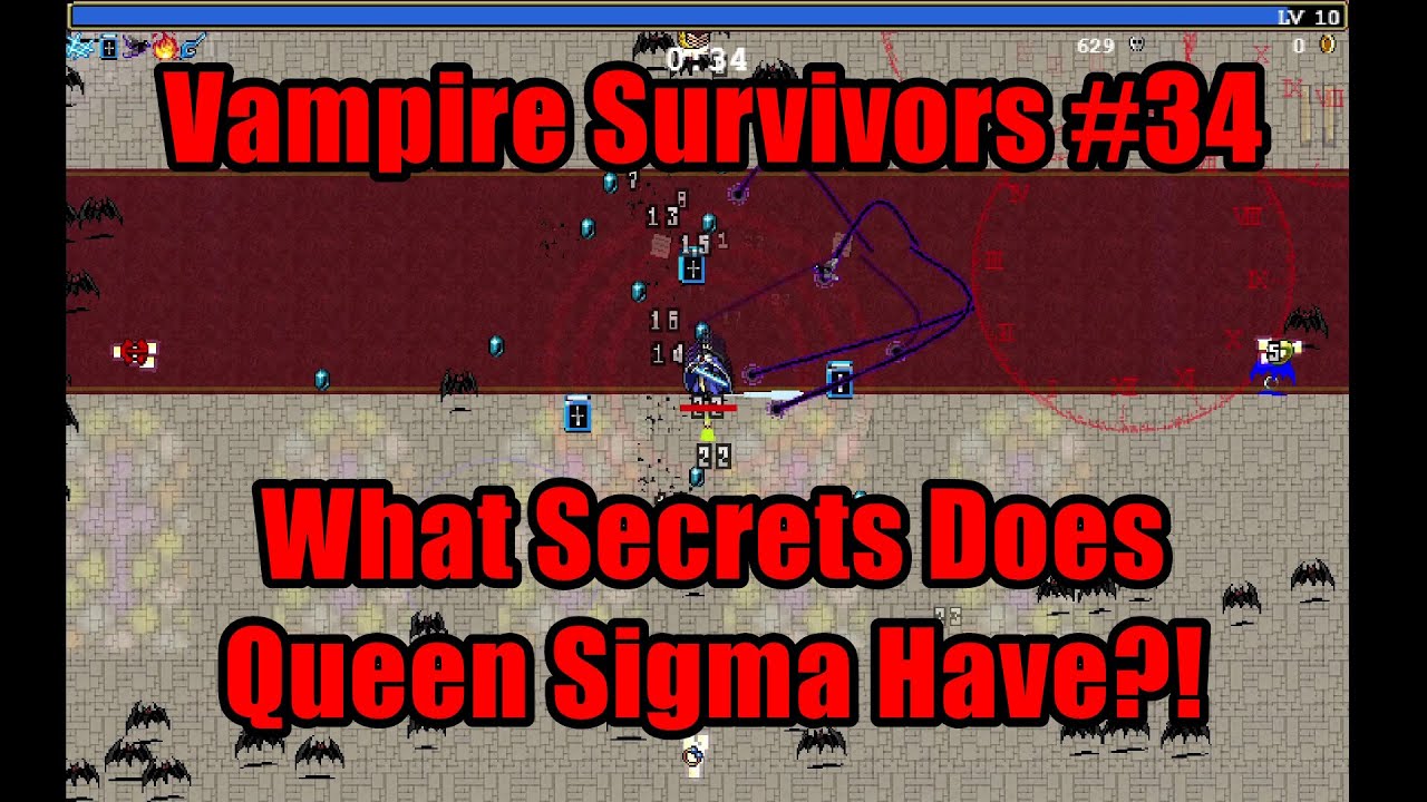 Vampire Survivors #34 - What Secrets Does Queen Sigma Have?! - YouTube