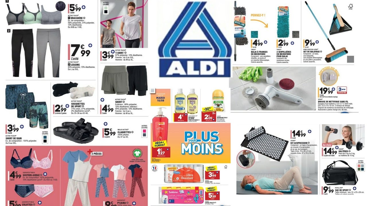 Aldi France Catalogue Du 10 Au 16 Aôut 2021 Aldi France Arrivage Youtube