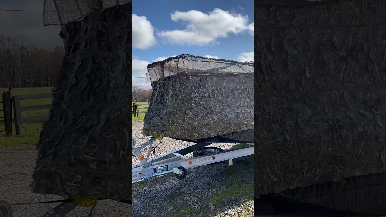 Drake Ghillie Blind install on Prodigy Platinum vid4 - YouTube