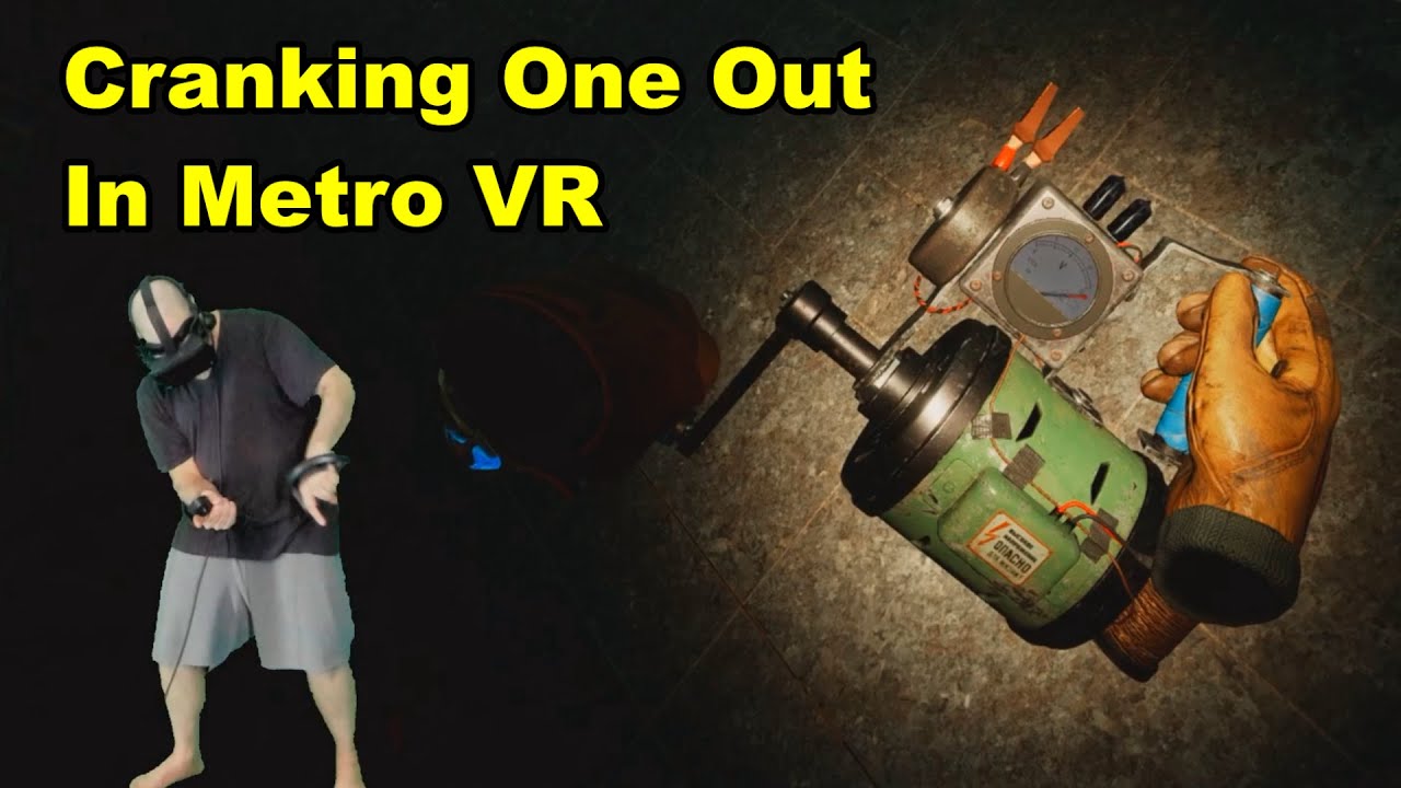 Cranking One Out In Metro VR - YouTube