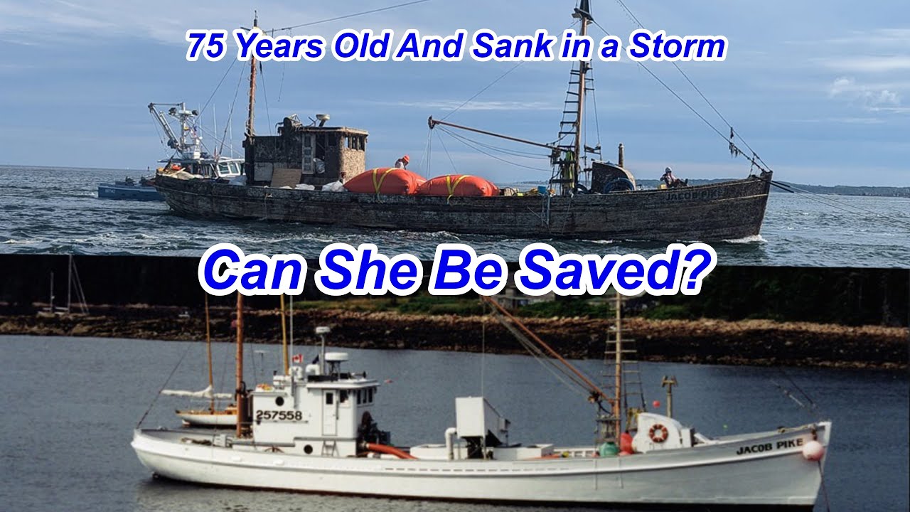 The Wrecked 83 Foot Fishing Boat "Jacob Pike" Was Refloated, Now There ...
