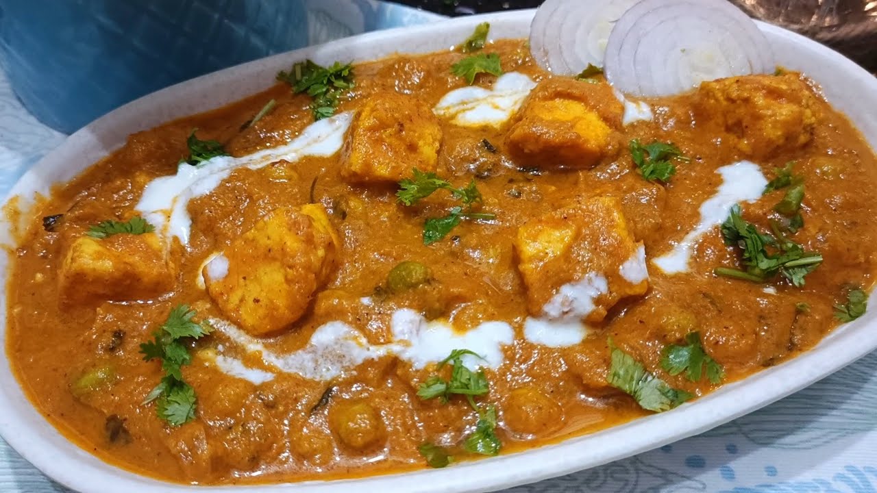 Soft Homemade Paneer & Restaurant Style Matar paneer recipe from ...