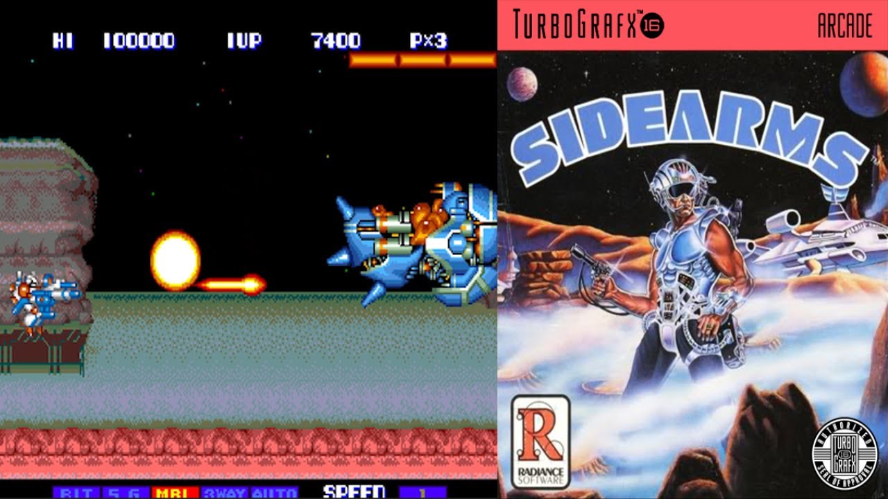 Hyper Dyne Side Arms (1989 / Pc Engine, TurboGrafx) arcade classic ...