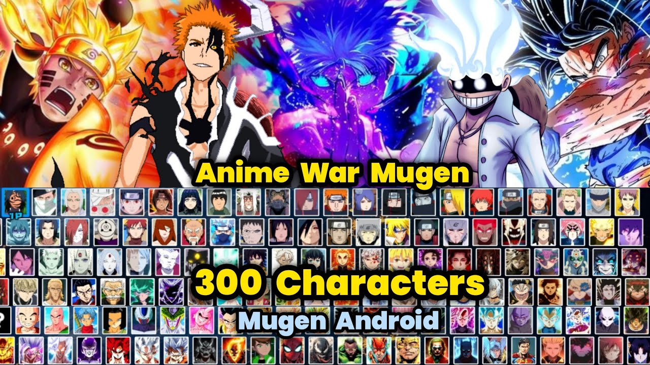 Update!! Super Best Ultimate Mugen Game (300 Characters) Android - YouTube
