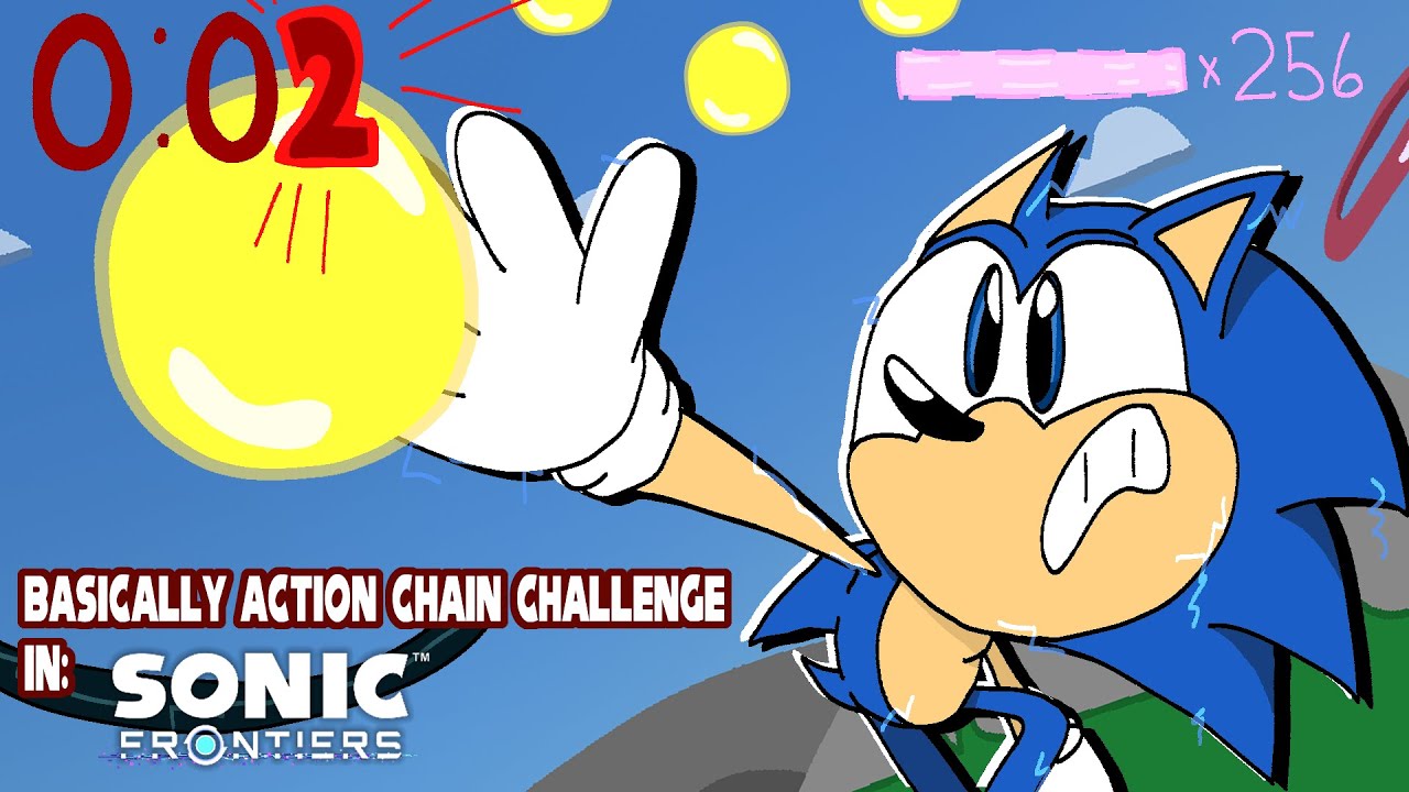Basically the Action Chain Challenge in Sonic Frontiers - YouTube