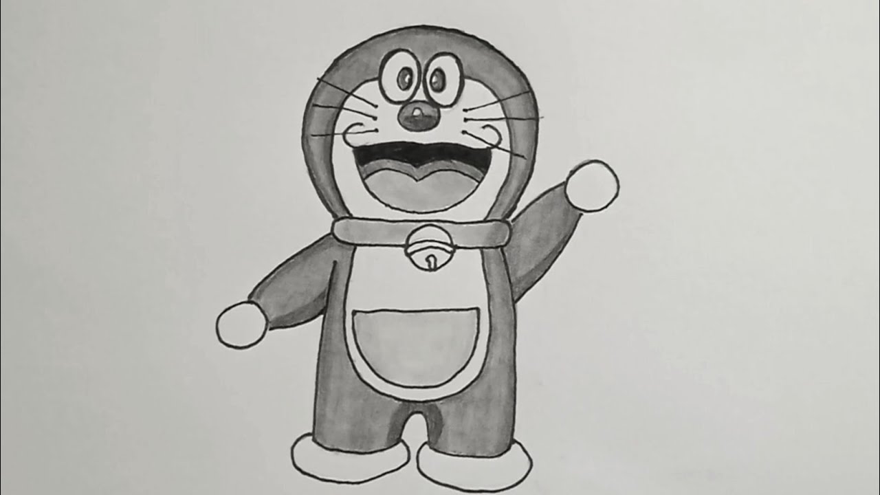 How to draw Doraemon very easy | drawing for beginners step by step ...