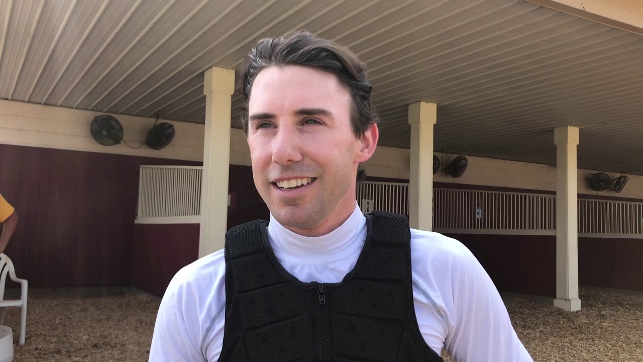 Joe Talamo after riding Mitchell Road to victory in Ellis Park Turf ...