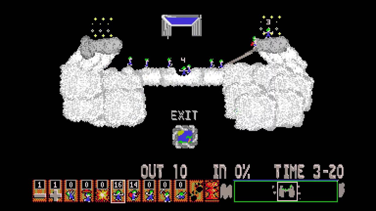 Lemmings Plus III [Timid 11]: A Digger Would Be Handy - YouTube