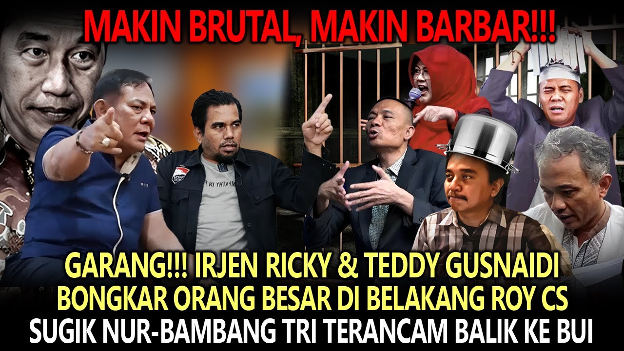 Garang ️Irjen Ricky & Teddy Bongkar Bandar Roy Cs💥Sugi Nur & Bambang ...