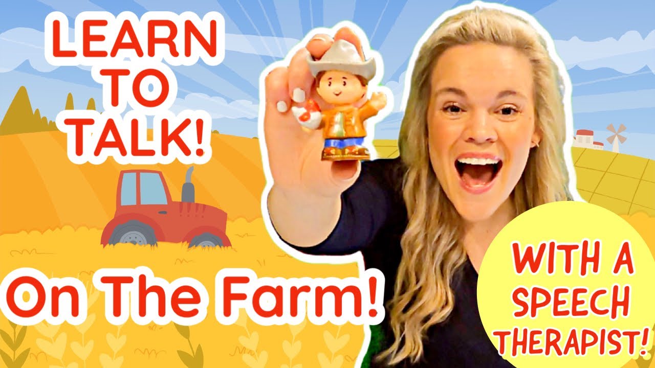 Learn Toddler Language! Animals, Farm Sounds, Signs, Songs, with a ...