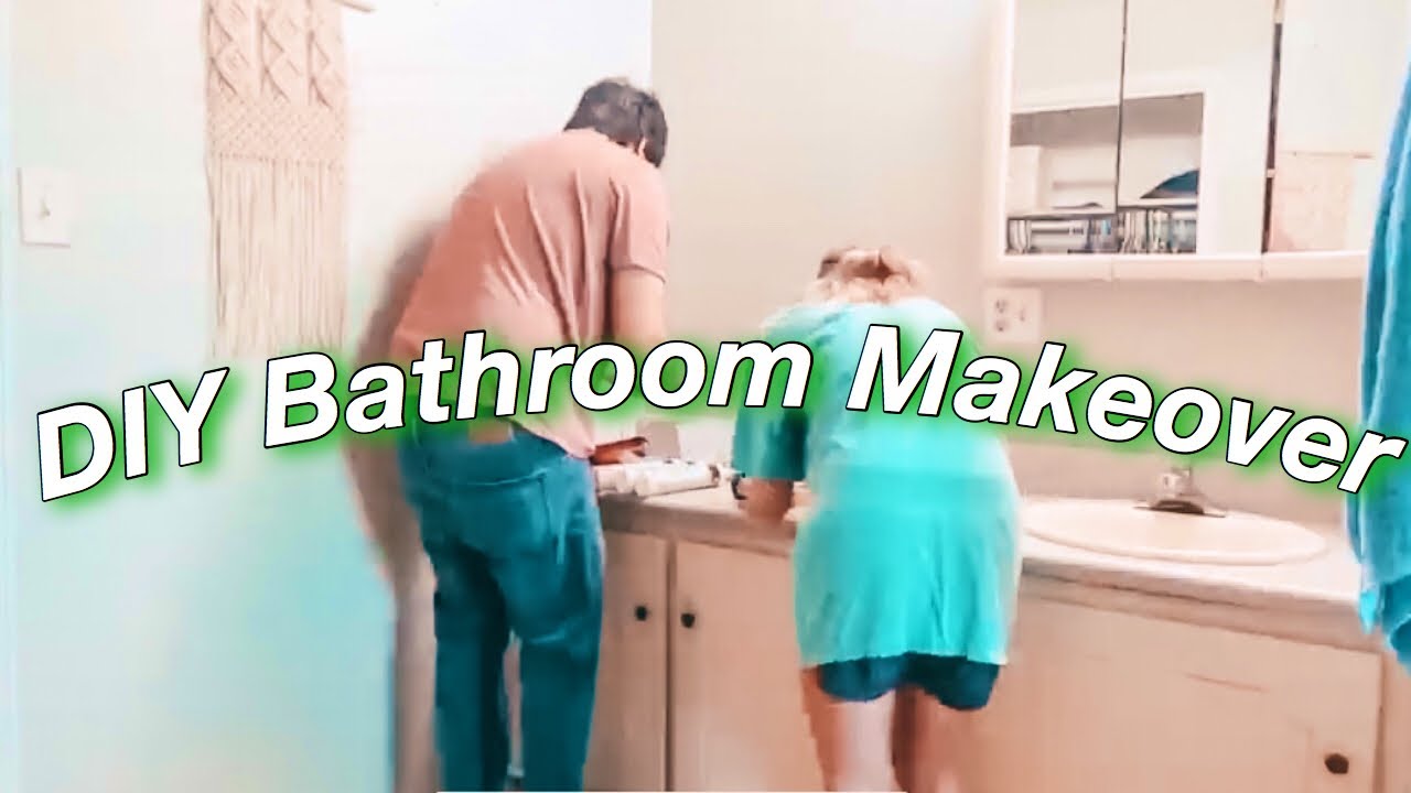 BATHROOM MAKEOVER | Vlog 14 - YouTube