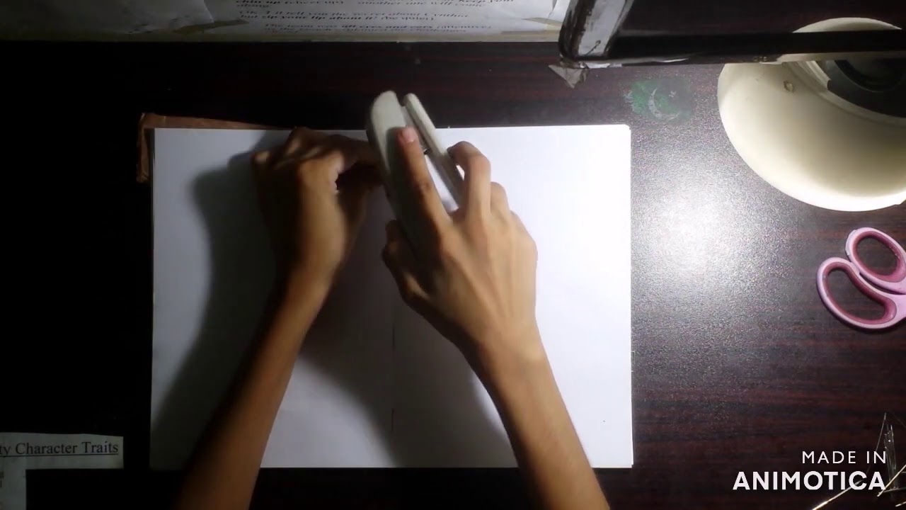 How To Make A Note Book Out Of A4 Paper - YouTube