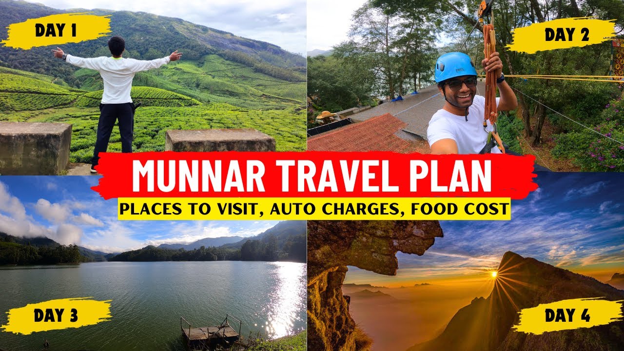 Munnar Travel Plan | 2,3 and 4 Days Trip Plan | Places to Visit ...
