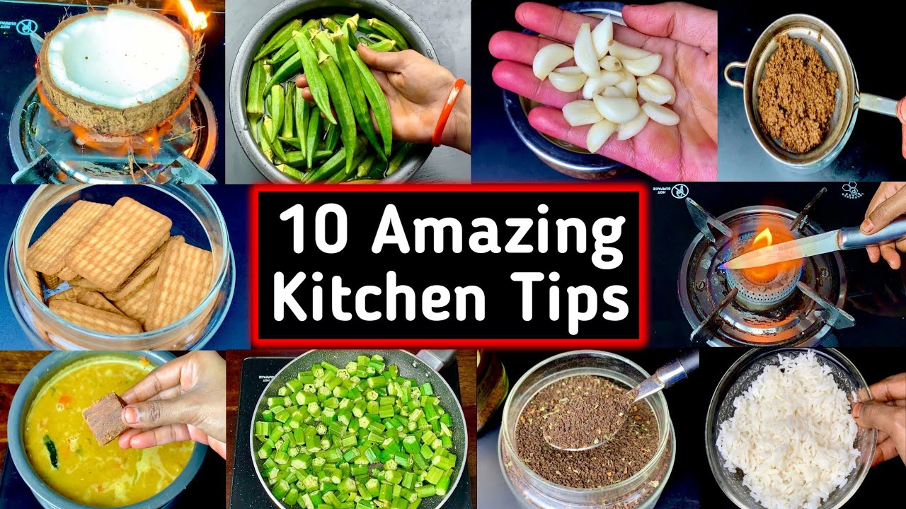 புதிய 10 கிச்சன் டிப்ஸ்| top 10 kitchen tips in tamil | samayal tips |10 Useful KitchenTips in ...