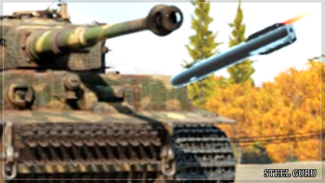 Tiger Driver's Hatch Vs Top-Tier Missile (1200mm armor penetration) War ...