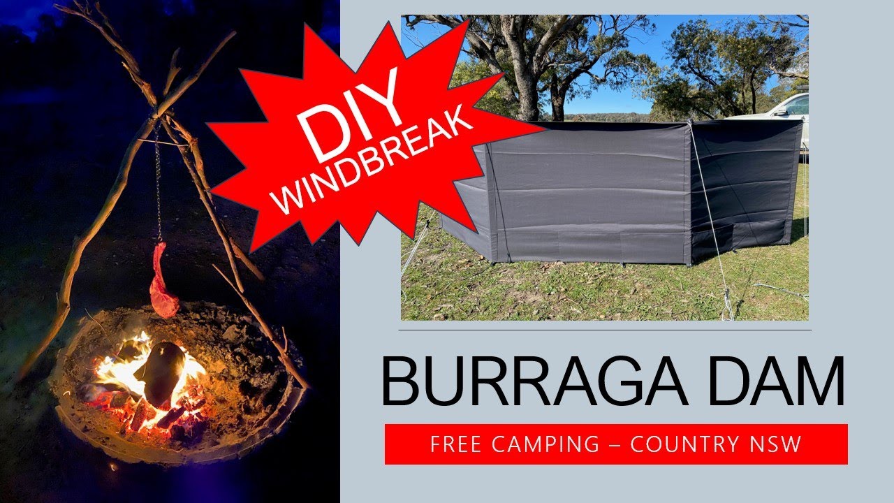 Burraga Dam Free Camping Country NSW Oberon - Windbreak Instructions ...