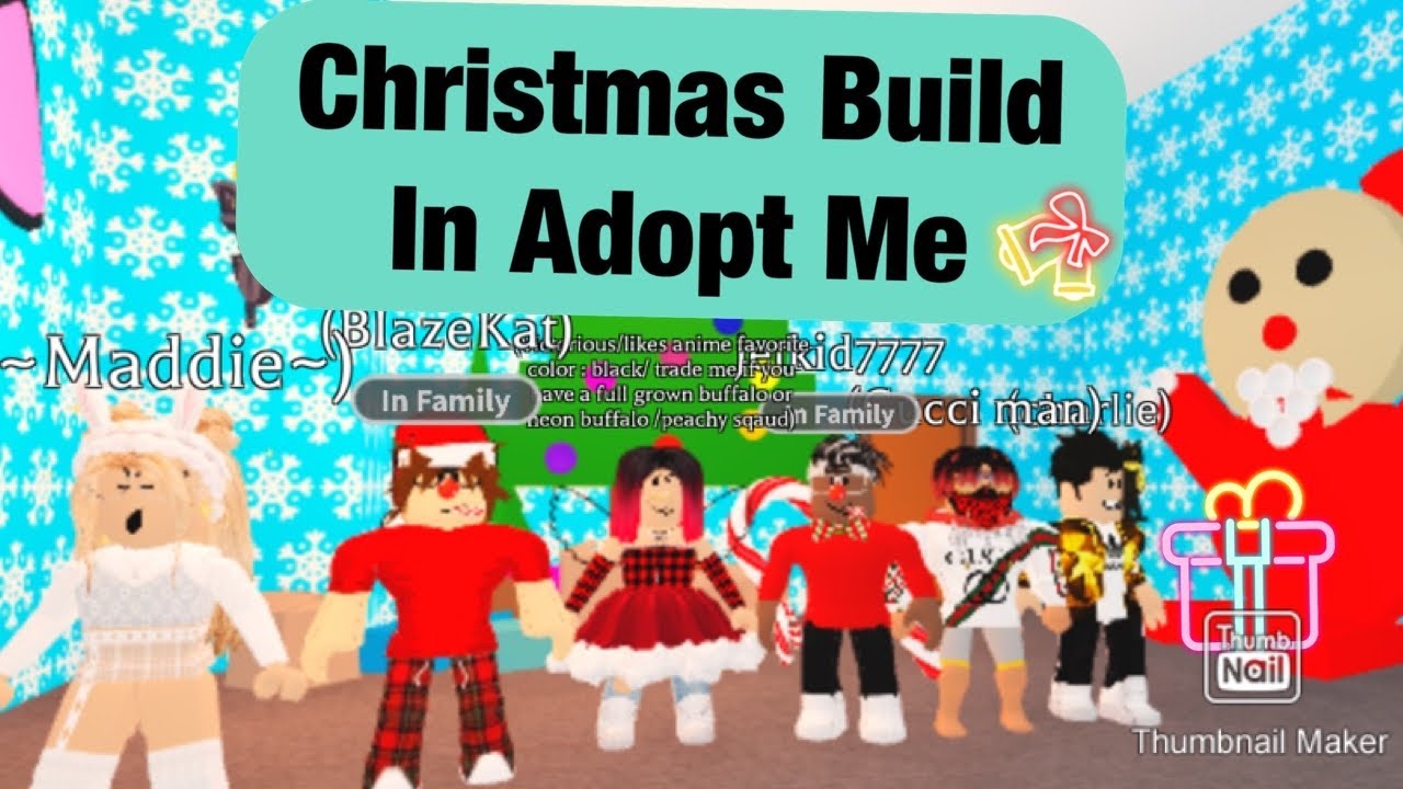 Christmas Build In Adopt Me 🎄 - YouTube