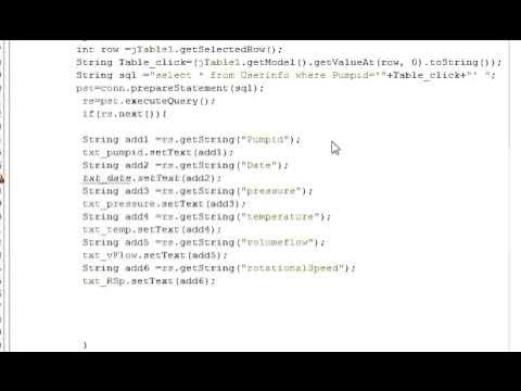 Java prog#45.Take value from JTable and set it to jDatechooser in Netbeans Java and Sqlite ...