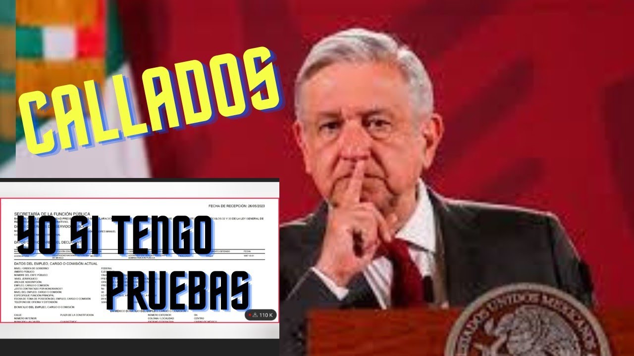 AMLO calla la boca a PERIODISTAS con PRUEBAS #hoy #amlo #lamañanera # ...