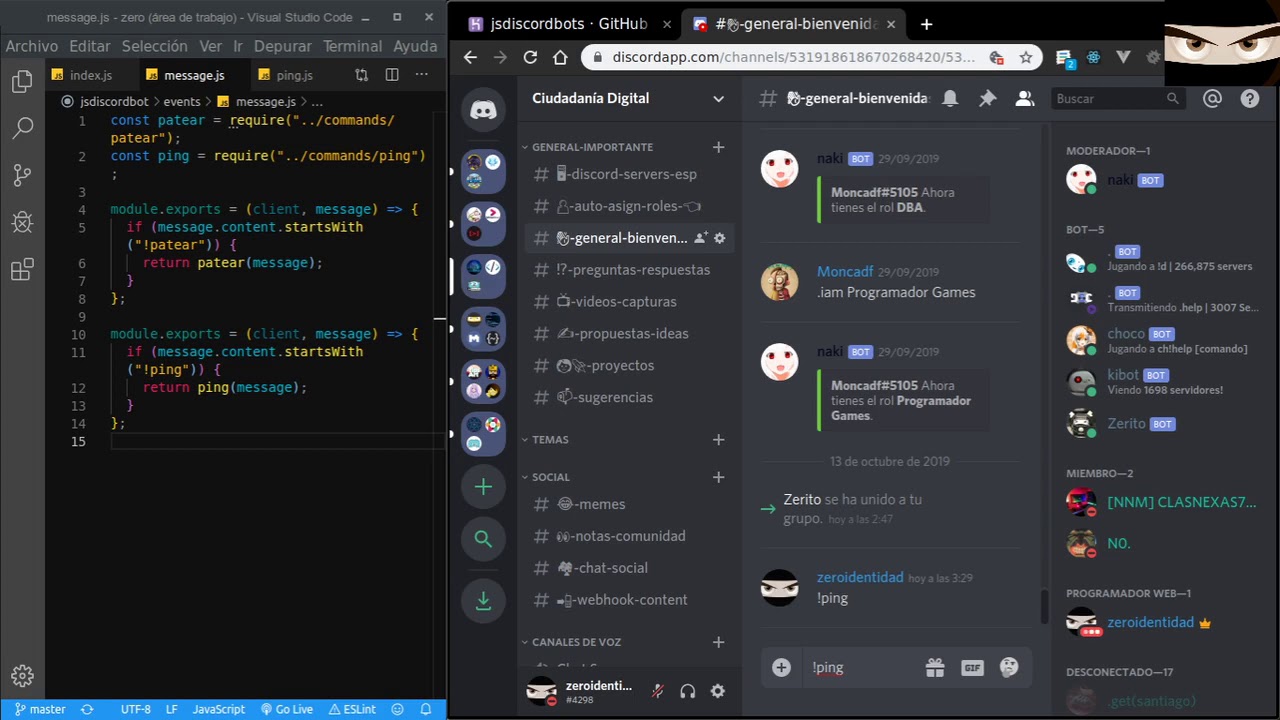 Test video discord bot - YouTube