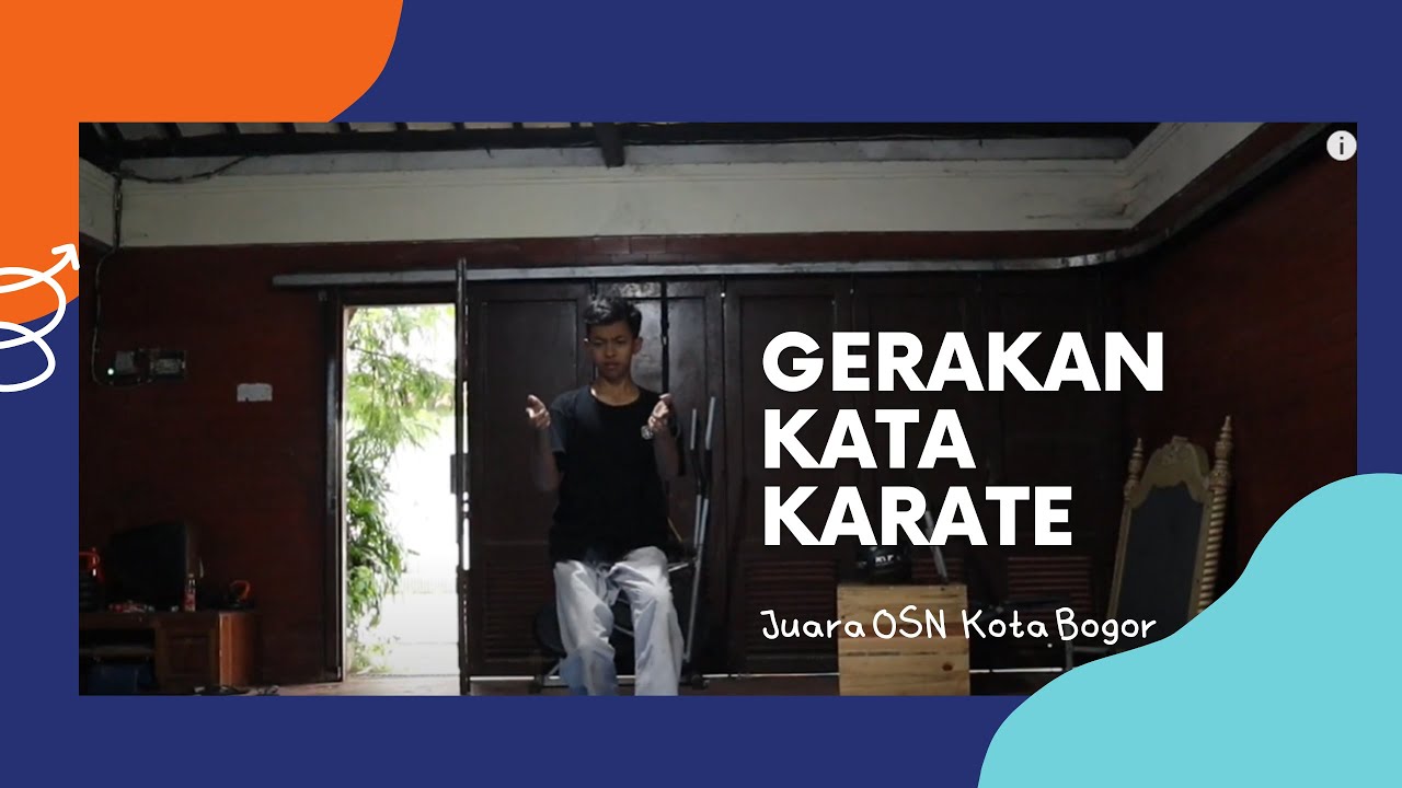Gerakan KATA dari Ka Panji juara karate O2SN - YouTube