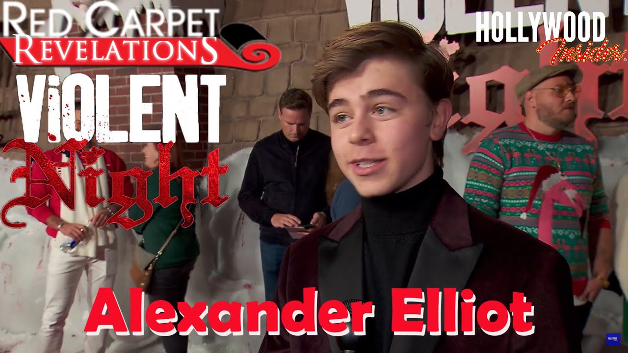 Alexander Elliot 'Violent Night' | Red Carpet Revelations - YouTube