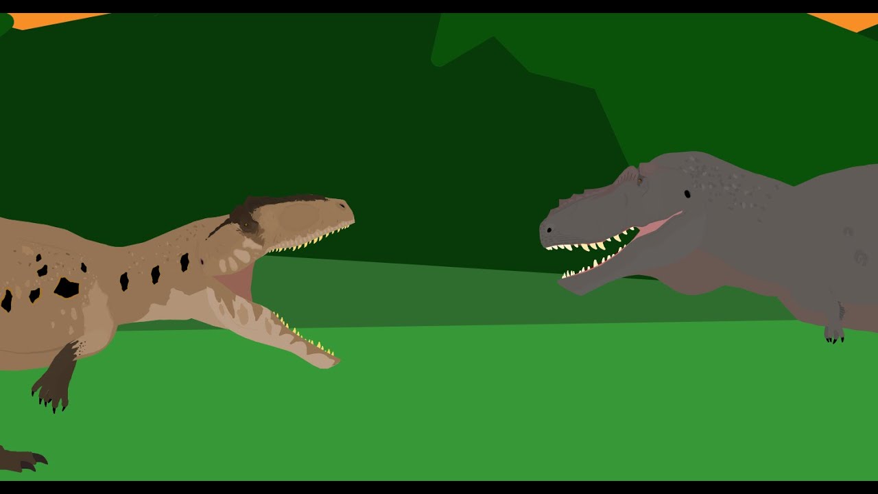 Giga vs T-rex - YouTube
