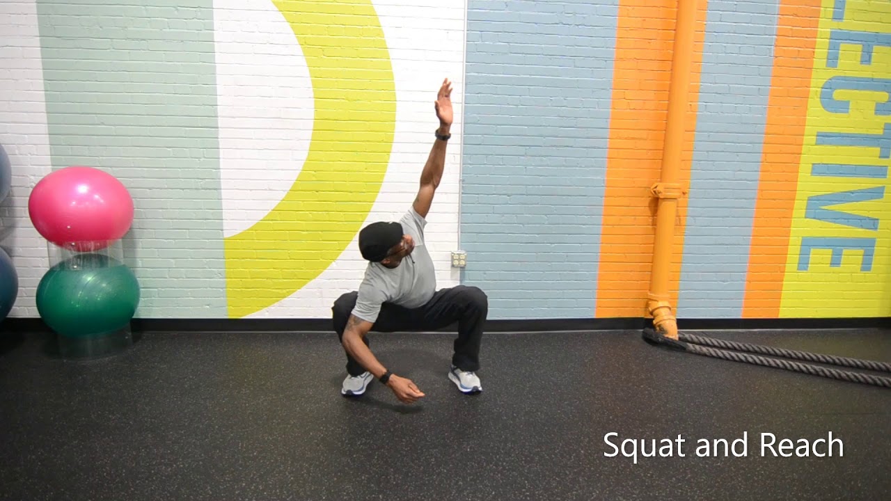 Squat and Reach - YouTube