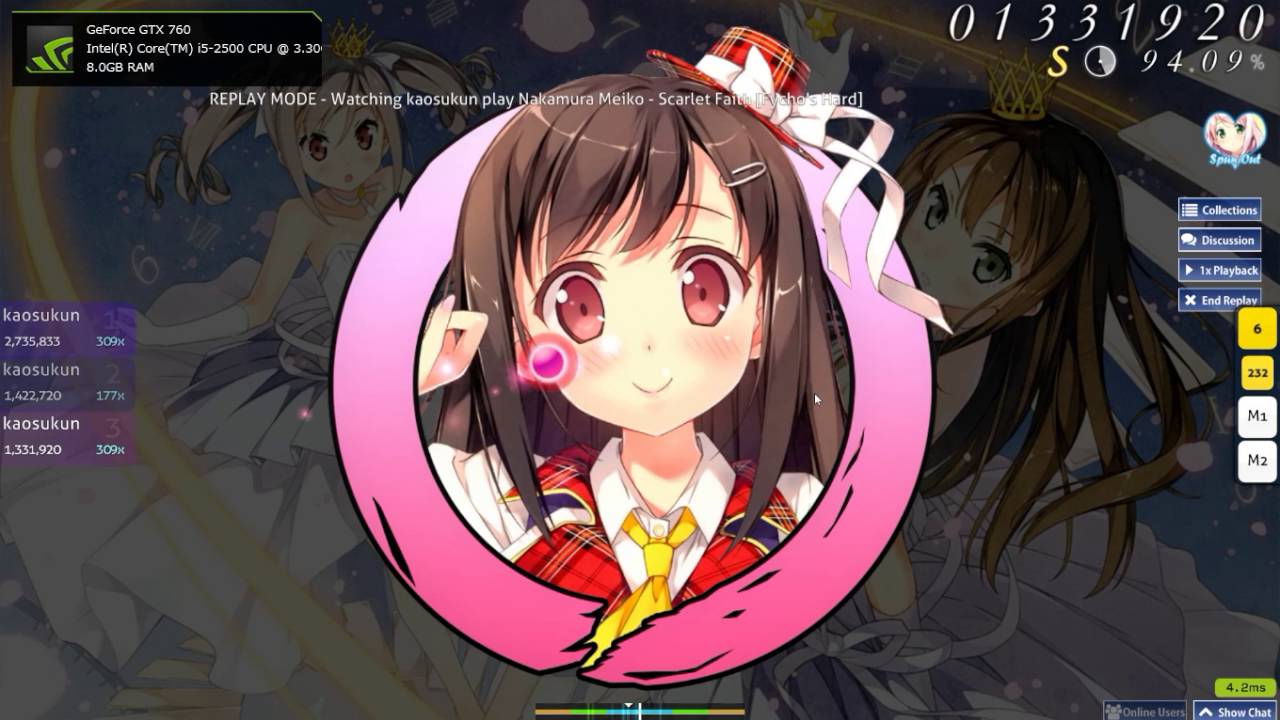 osu! Scarlet Faith Hard - YouTube