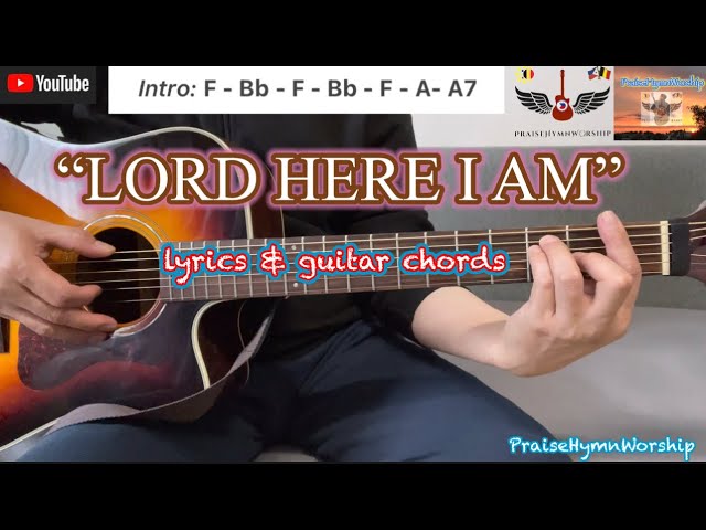 Here I Am Lord Guitar Chords