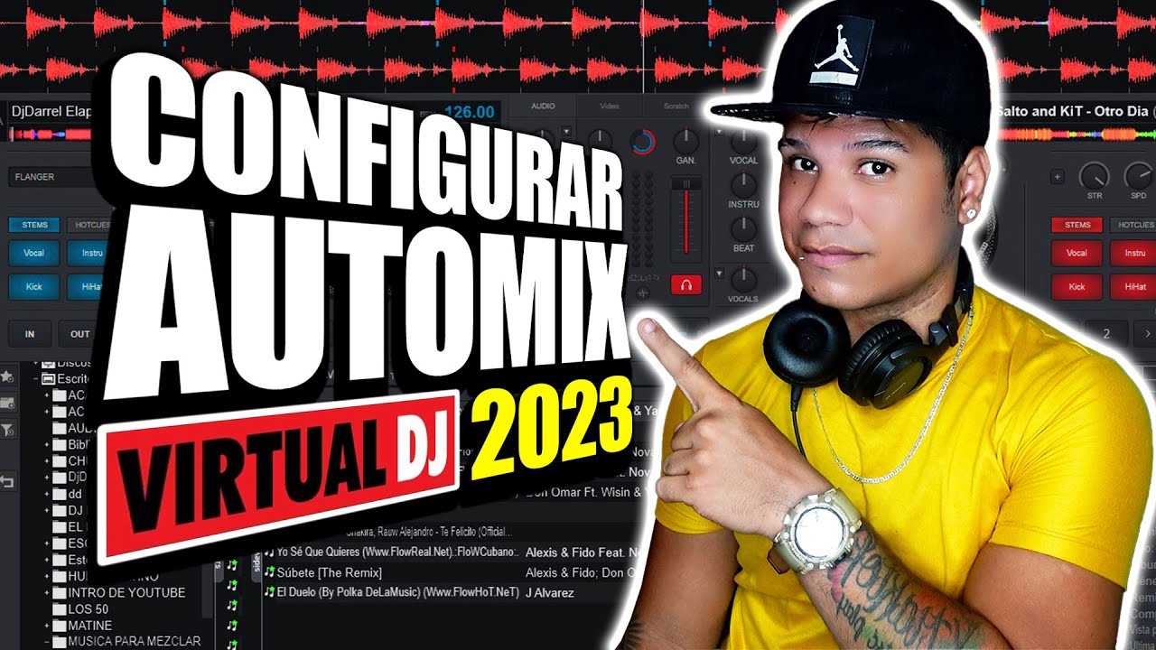 🎧 ASÍ DE FÁCIL ¿ COMO USAR AUTOMIX VIRTUAL DJ 2023 ? CONFIGURAR AUTOMIX ...