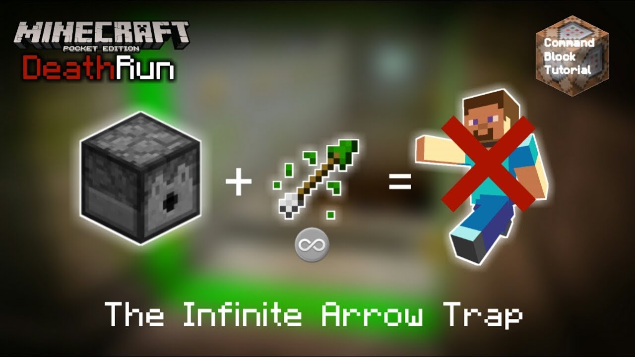 Minecraft DeathRun Trap Tutorial: The Infinite Arrow Trap - YouTube