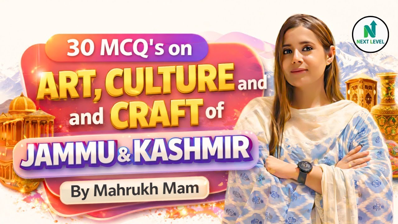 “30 MCQ’s on Art, Culture and Craft of Jammu & Kashmir” | By Mahrukh ...