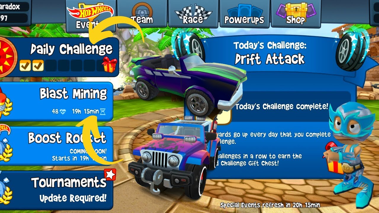 BB Racing 2, Daily Challenge + Blast Mining Event - YouTube